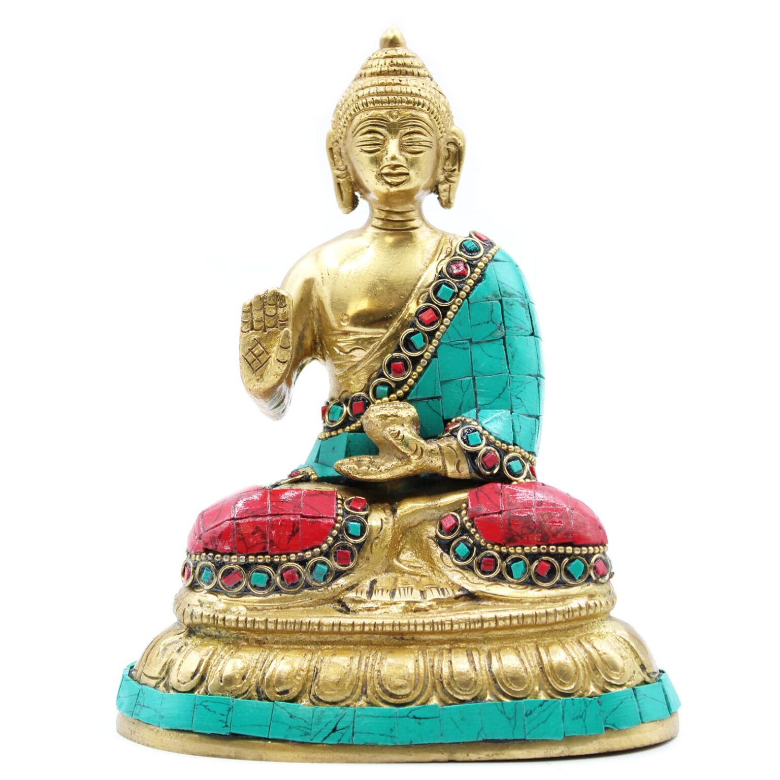 Brass Buddha Figure - Blessing | The Multiverse Academy